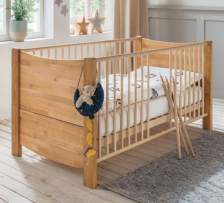 Babybetten - Massivholz, streng schadstoffgeprüft